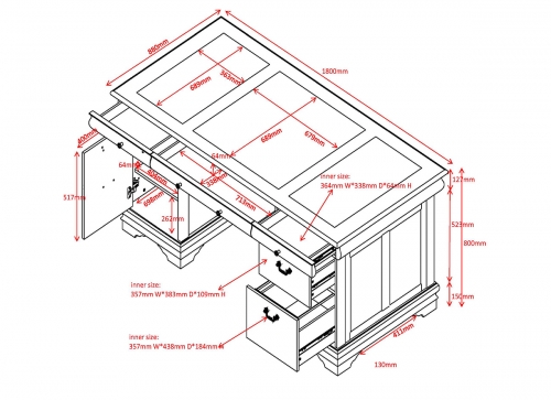 Windsor Executive Desk from Windsor at Fancy-fix - UBIZ